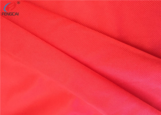 Brushed Dazzle Polyester Tricot Knit Fabric , Sportswear Fabric 130GSM ...