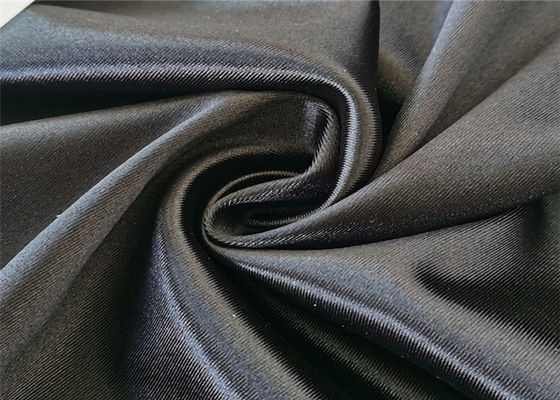 Stretch Shiny 95% Polyester 5% Spandex Satin Fabric 230gsm For ...