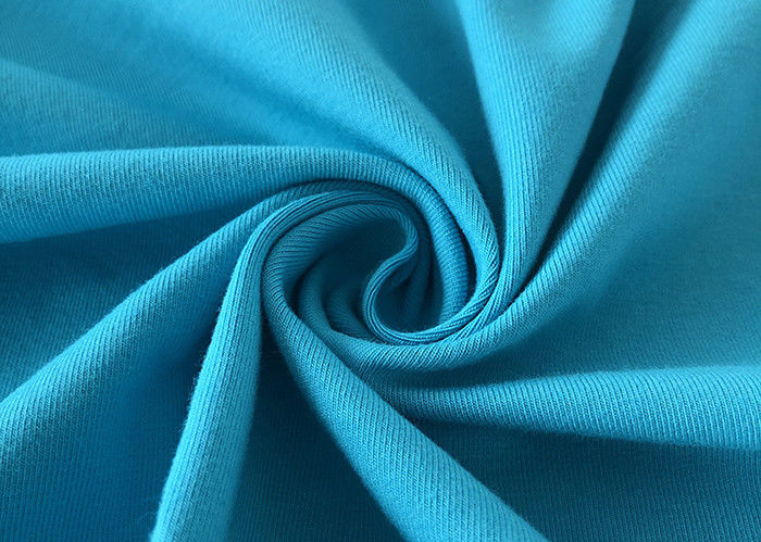 4 Way Stretch 95% Cotton 5% Spandex Single Jersey Fabric Weft Knitted ...