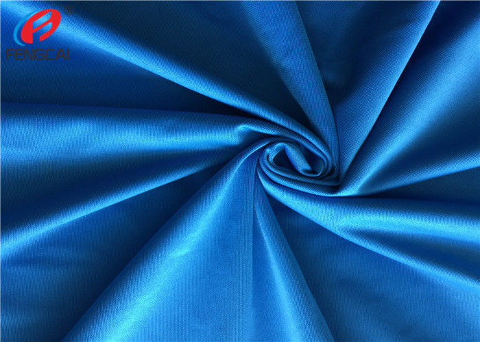 Bright Blue Reflective Fluorescent Color Fabric Polyester Uniform Material