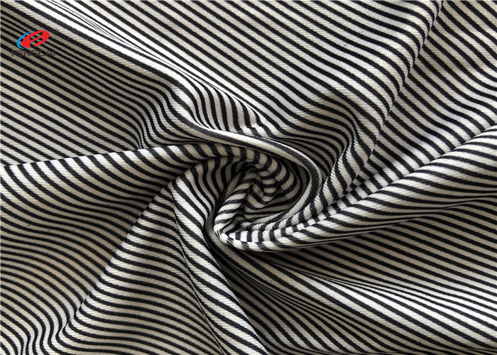 100D 30D Single Jersey Polyester Spandex Blend Fabric For Sports T - Shirt