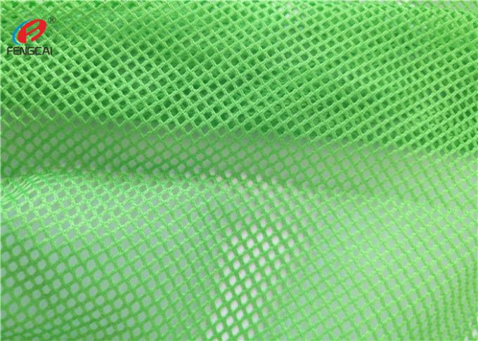 100% Polyester 3D Air Knitted Polyester Mesh Fabric For Garment / Shoes ...