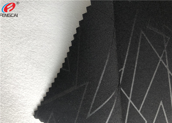 Embossed 4 Way Stretch Fabric Composite With Polyester Brushed Fabric ...
