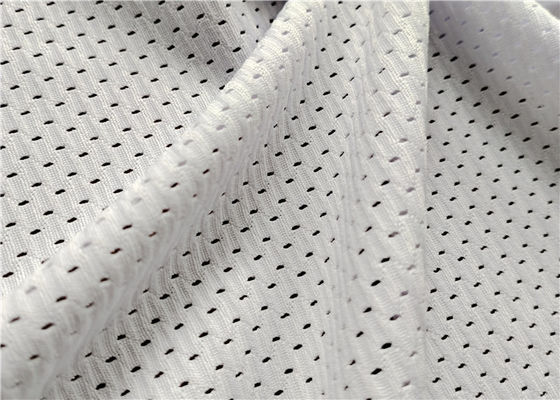 White colour polyester spandex Mesh fabric for American football ...