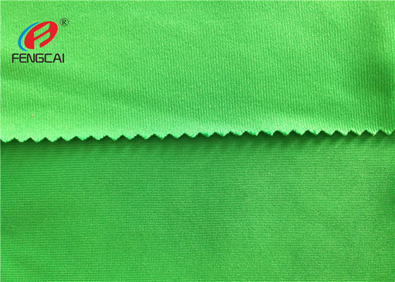 Waterproof Green Polyester Brushed Tricot Fabric Lining Fabric For Garment