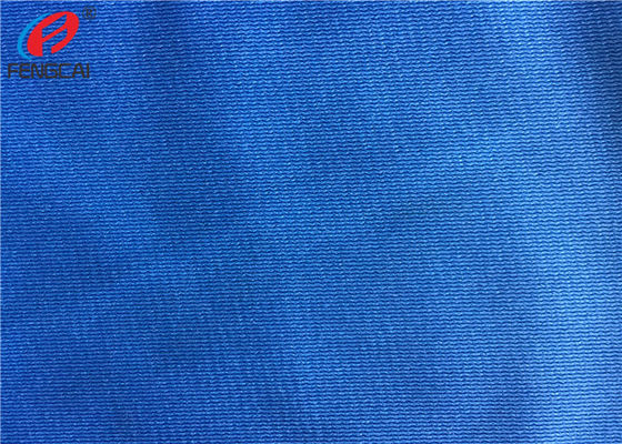 Bright Blue Reflective Fluorescent Color Fabric Polyester Uniform Material