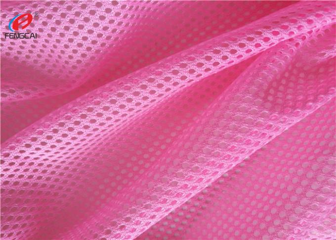 100% Polyester 3D Air Knitted Polyester Mesh Fabric For Garment / Shoes ...