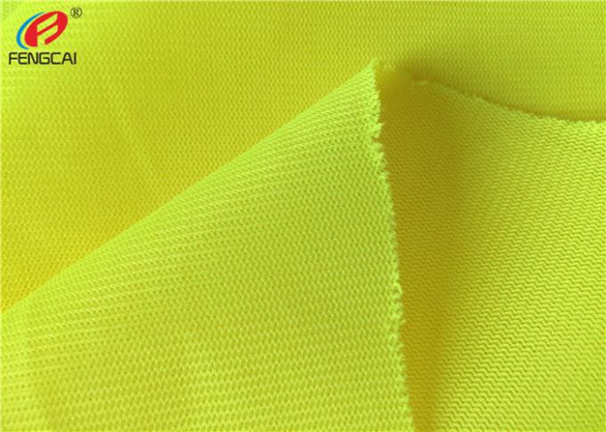 Yellow Polyester Fluorescent Material Fabric
