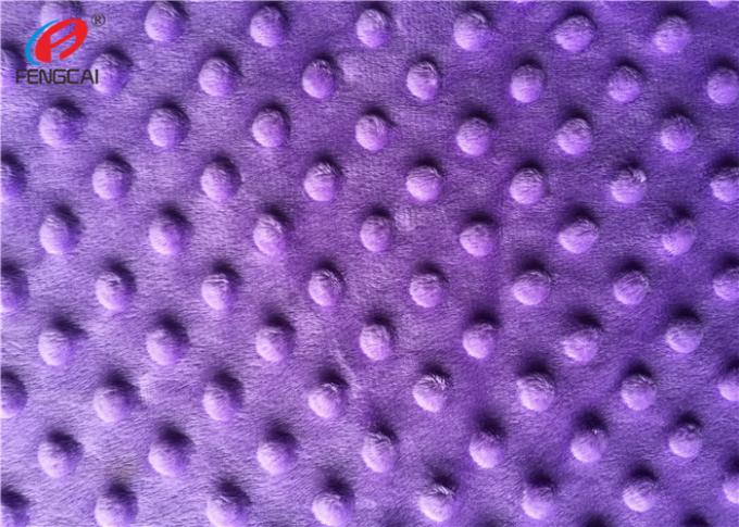 2mm Super Soft Minky Dot Polyester Bubble Fabric Minky Plush Fabric